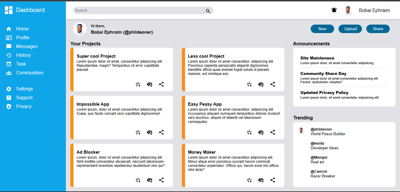 Yakubu Bobai Ephraim Portfolio